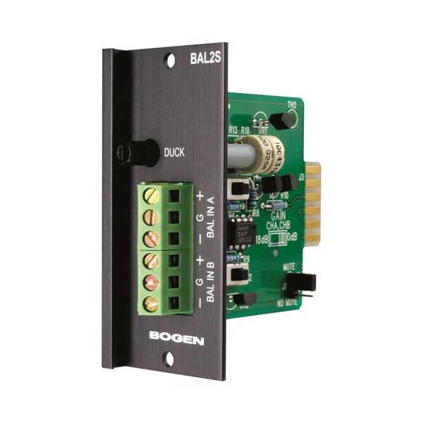 Teledynamic Bogen Balanced Input Module BG-BAL2S | Zoro